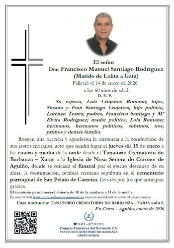 Don Francisco Manuel Santiago Rodríguez