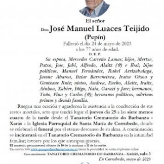 Decesos Tanatorio Ribeira