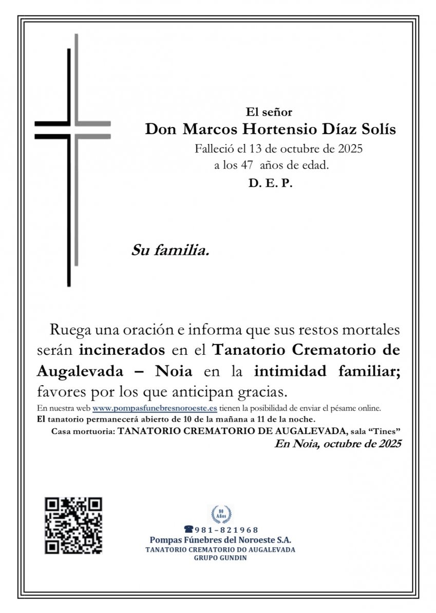 Don Marcos Hortensio Díaz Solís