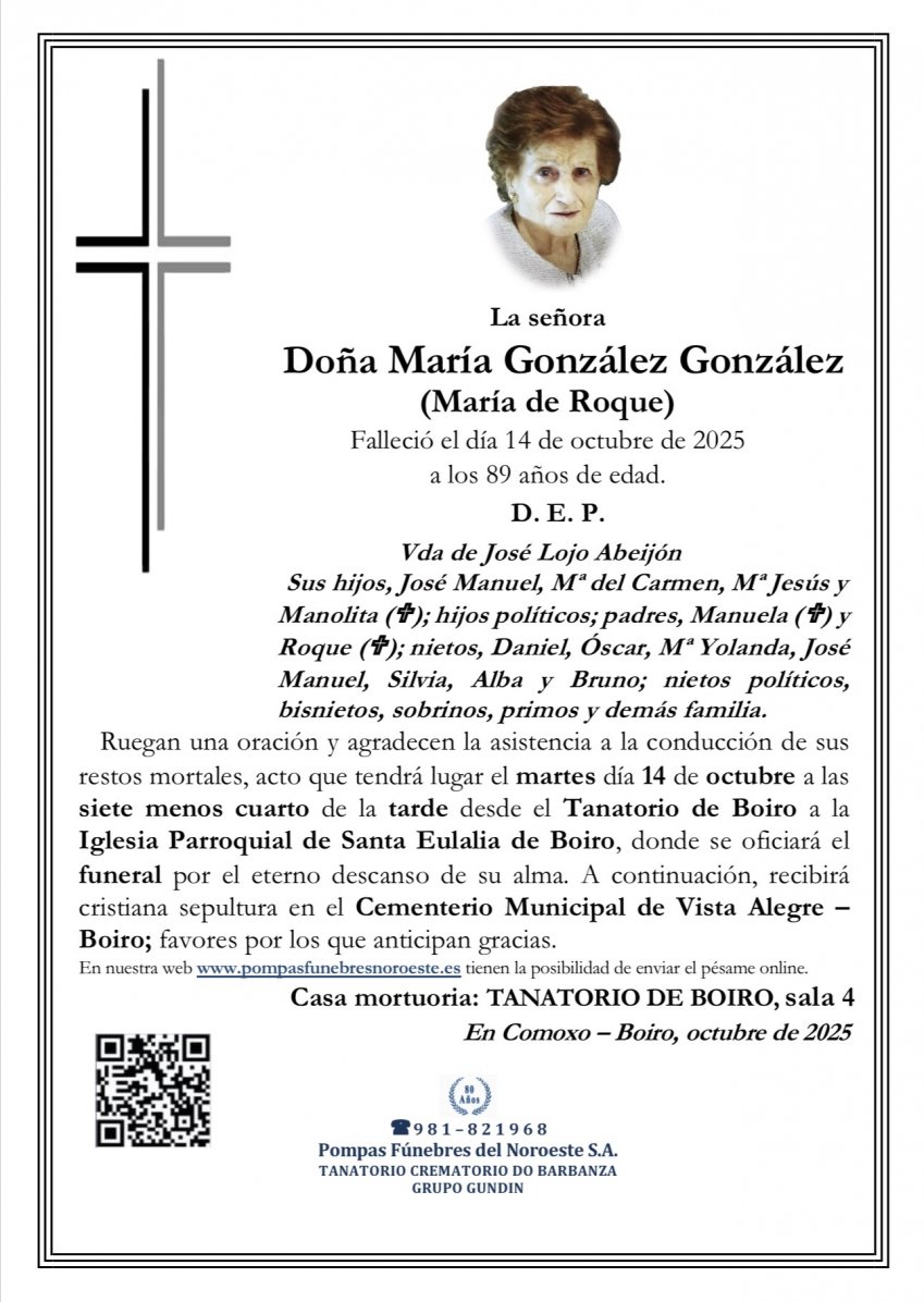 Doña María González González