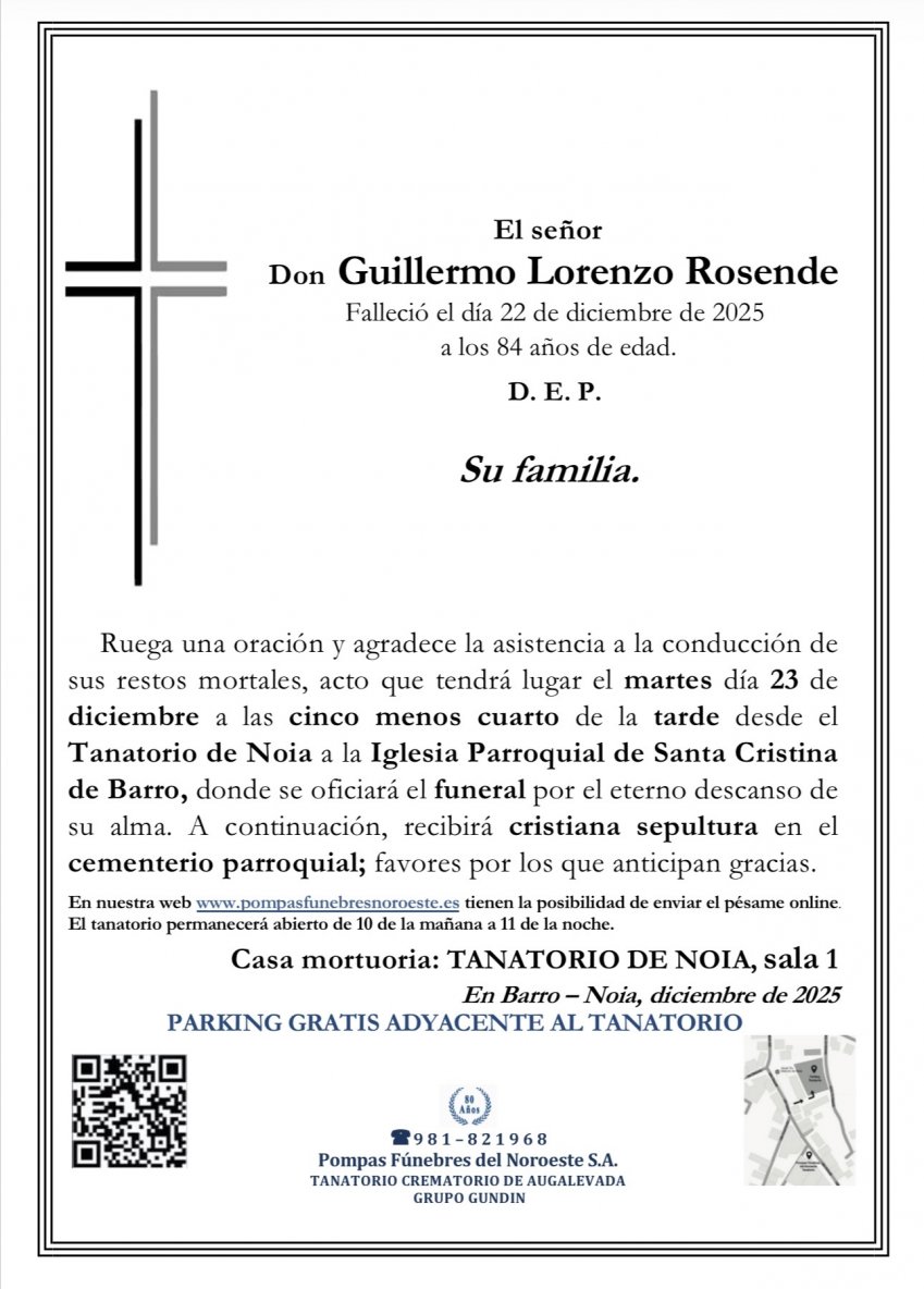Don Guillermo Lorenzo Rosende