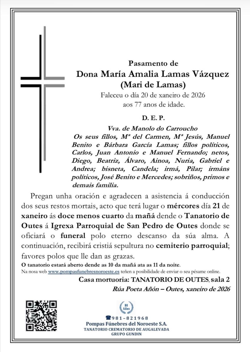 Dona María Amalia Lamas Vázquez